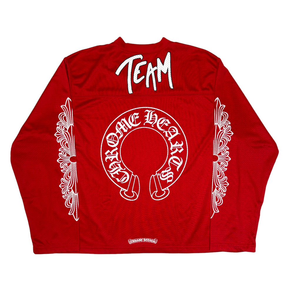 Chrome Hearts x Matty Boy "Form" LS Stadium Warm Up Jersey - Red ...