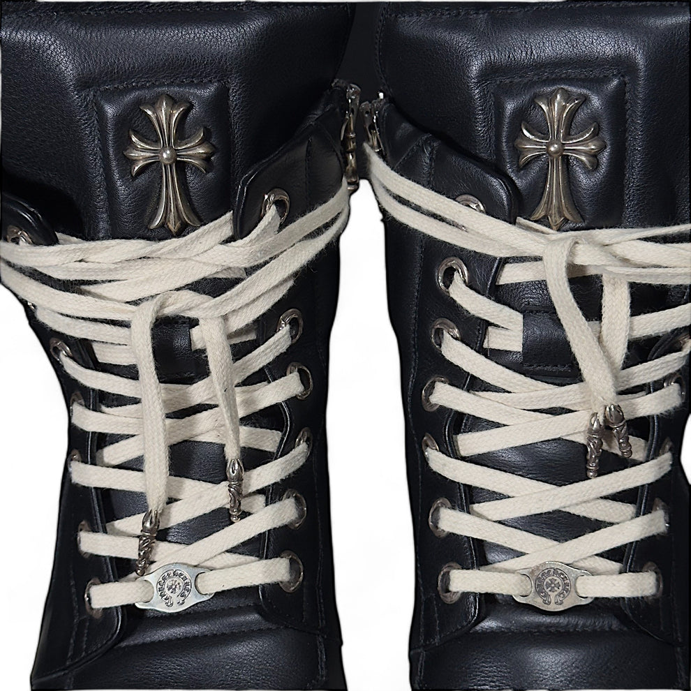 Chrome Hearts x Rick Owens Geobasket Sneakers - Black – Young ...