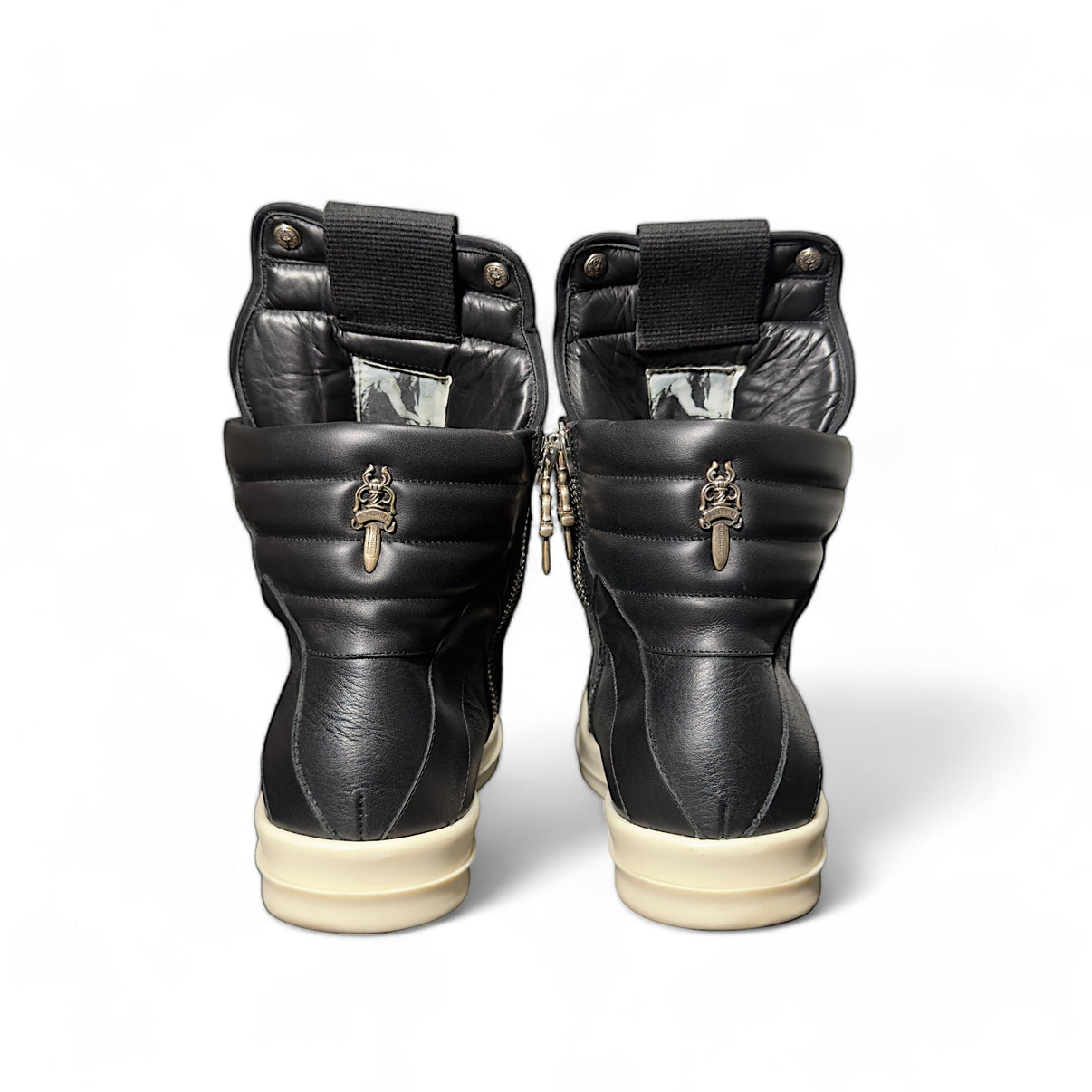 Chrome Hearts x Rick Owens Geobasket Sneakers - Black – Young ...