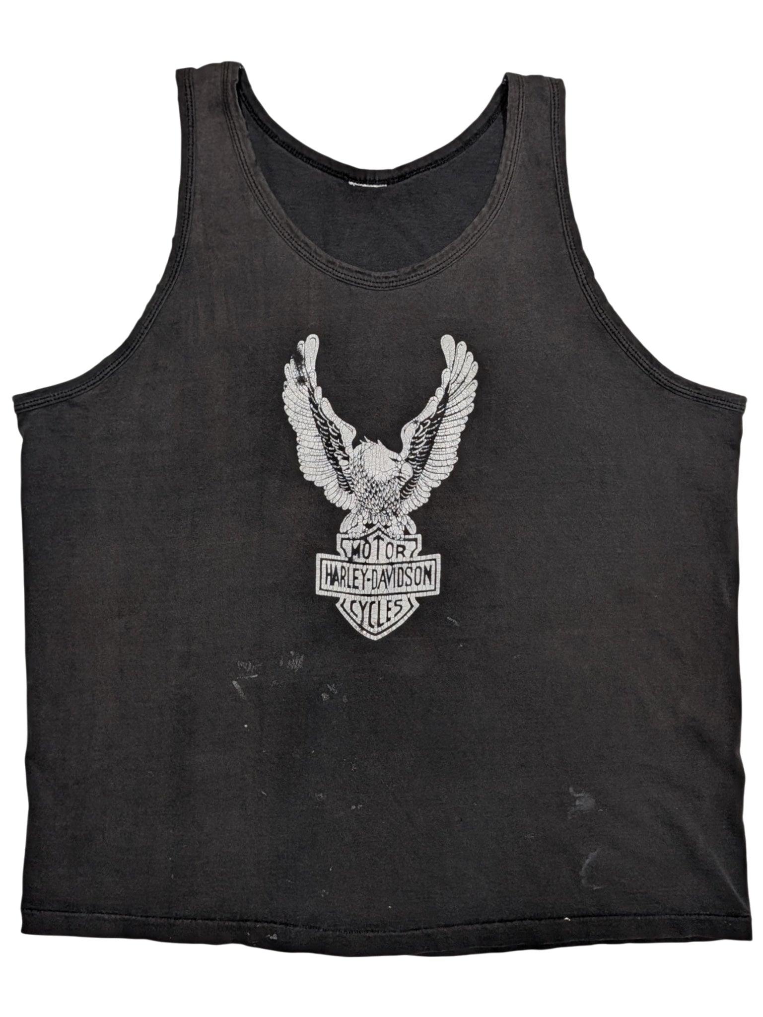 Harley Davidson Eagle Wings Tank Top 1980s Vintage | YP Collective