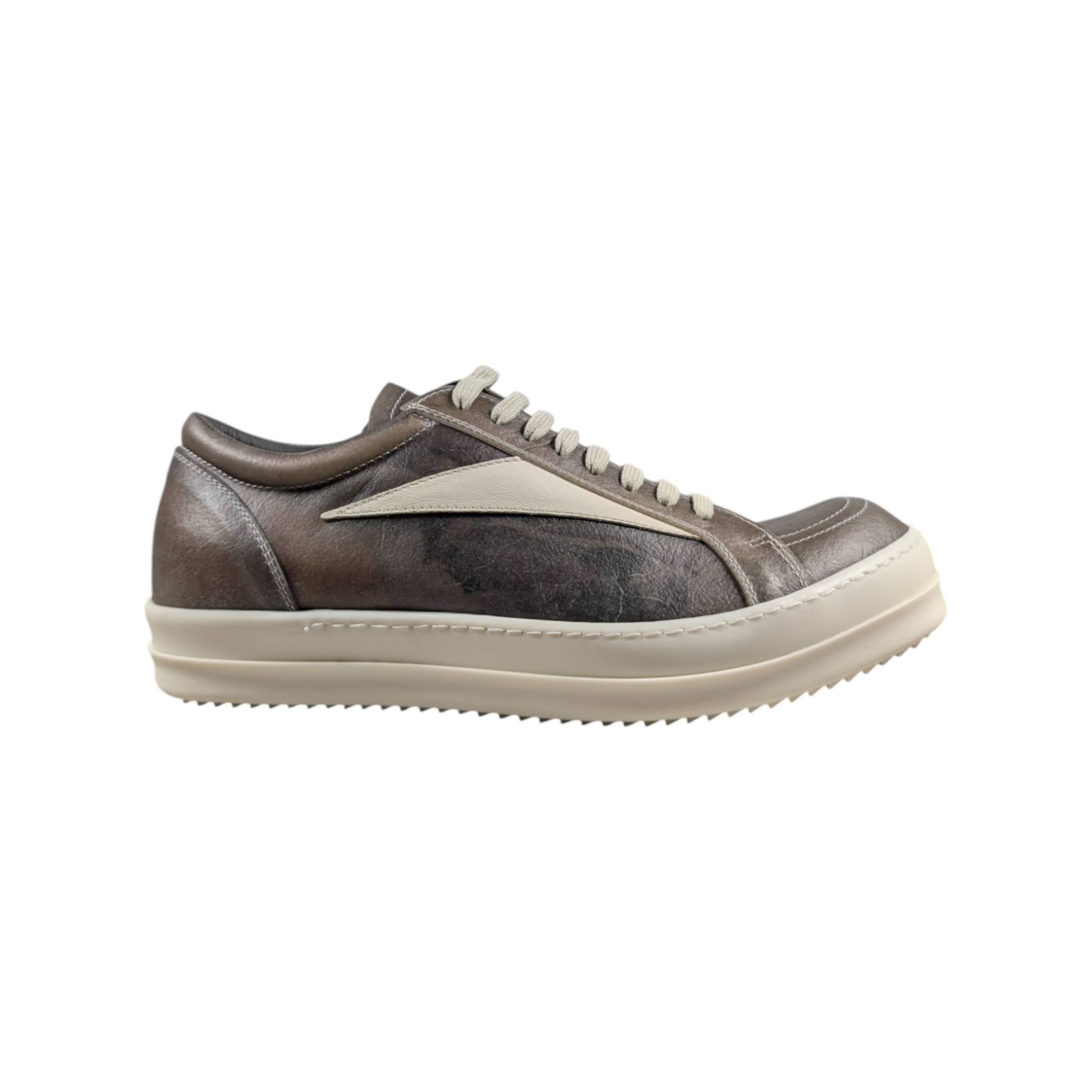 Vintage Sneaks Low Dust Brown - Transparent by Rick Owens | YP Collective